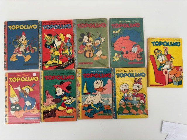 9 TOPOLINI ANNI 1953-1955 BUONI E RARI (Gebraucht) in Davesco-Soragno ...