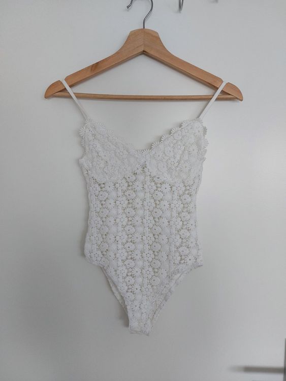 Body blanc en dentelles H&M 32 - 34 (Gebraucht) in Lausanne für CHF 6 – mit Lieferung auf ...