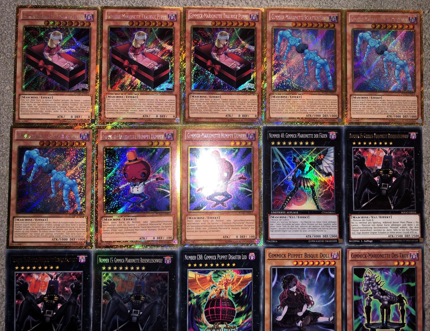 YuGiOh Gold-SCR | Gimmick-Marionette Deck Set | Gold SCR (Gebraucht) in ...