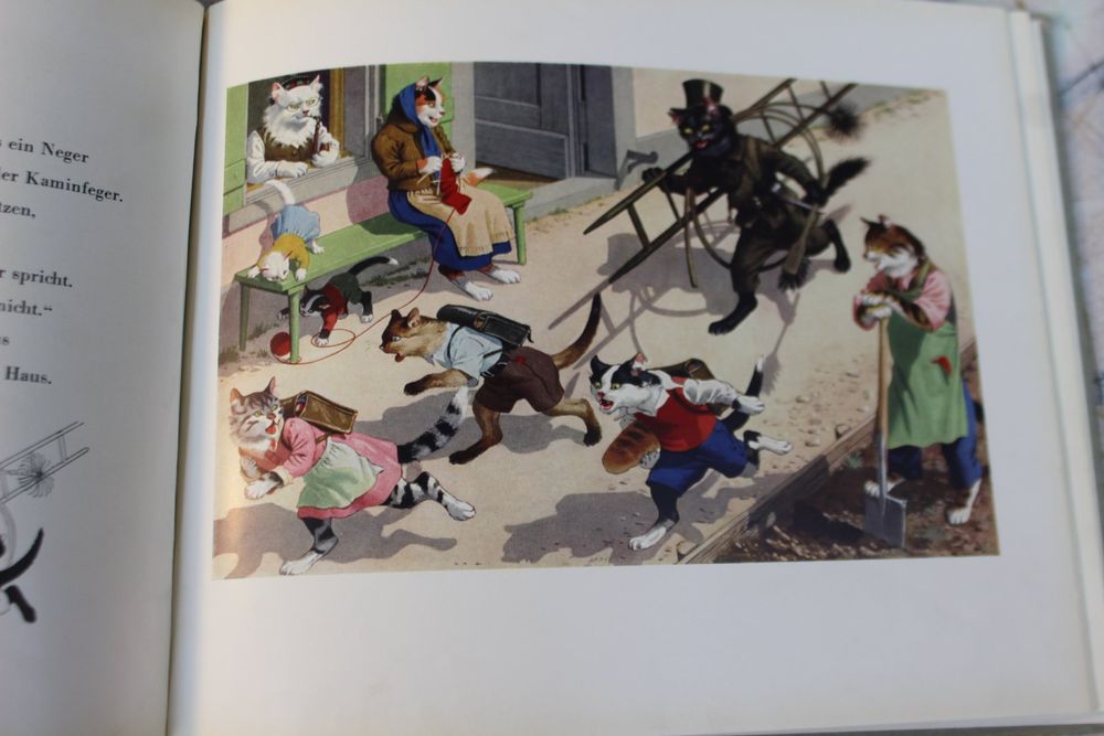 Antikes Kinderbuch - Die Katzen in der Schule - Max Künzli (Gebraucht ...