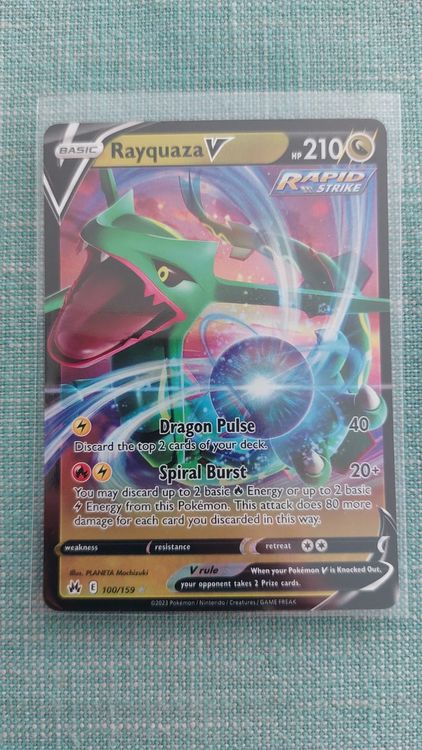 Rayquaza V Crown Zenith (Neu (gemäss Beschreibung)) in für CHF 3 – mit ...