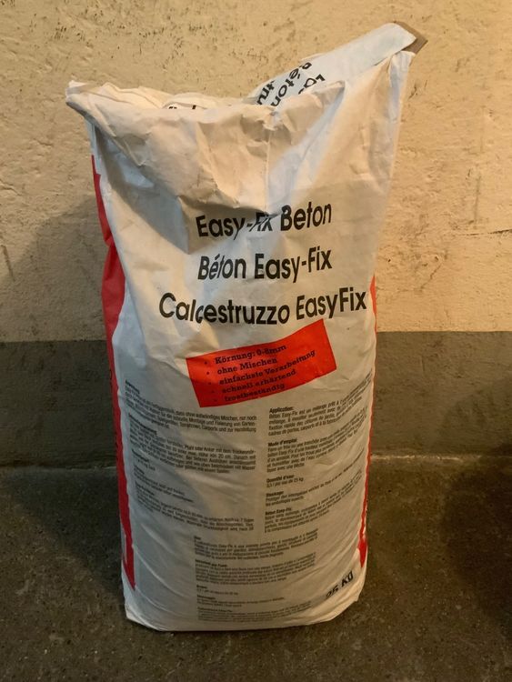 Easy-fix Beton, 25 kg, gratis | Kaufen auf Ricardo