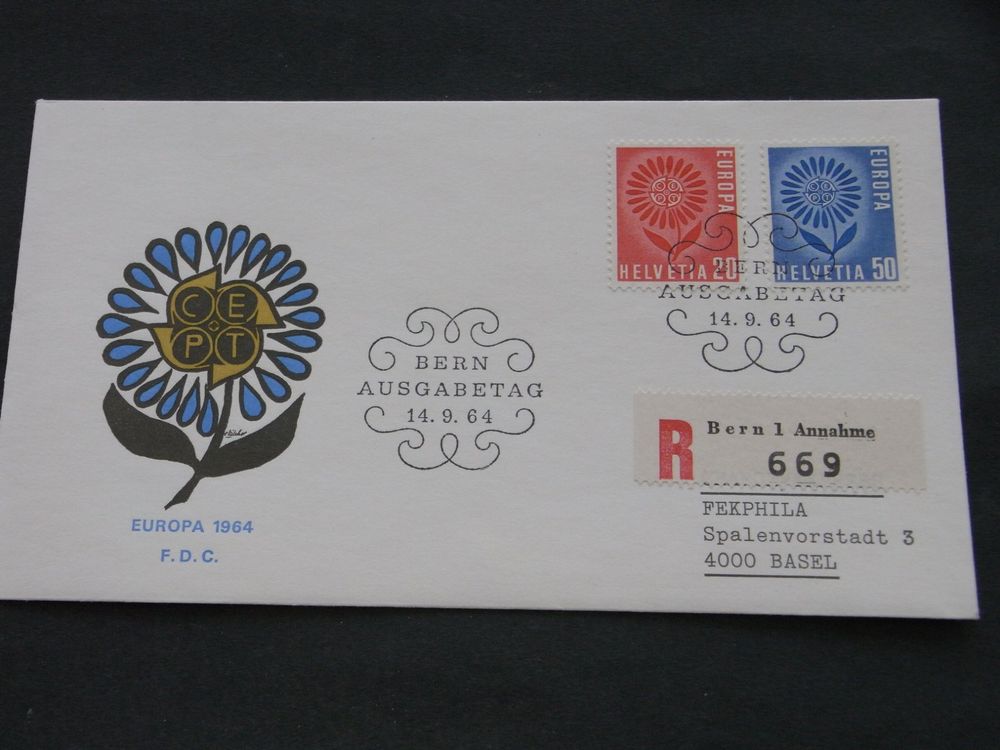 Schweiz 1964 FDC R 410 + 411 (Gebraucht) in Ittigen für CHF 1 – mit ...