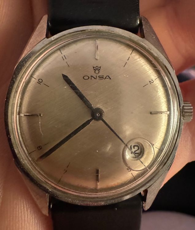 Antike * ONSA GOLD SIGNS * Automatic Armbanduhr! | Kaufen auf Ricardo