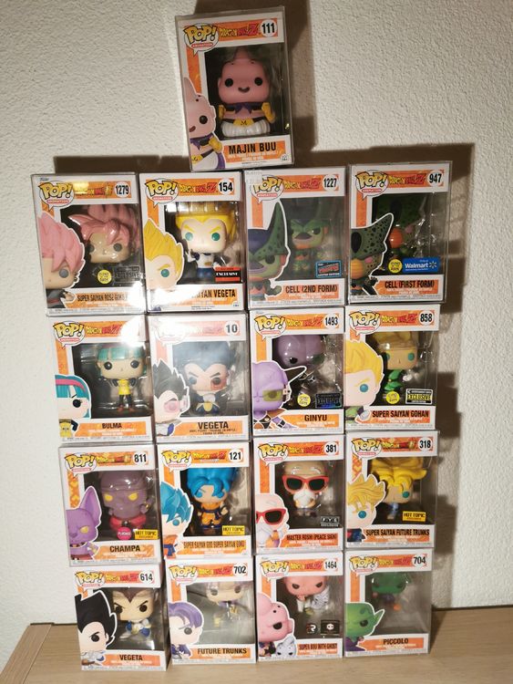 Dragon Ball Funko Pops Sammlung. Goku, Gohan, Cell, Boo usw | Kaufen ...