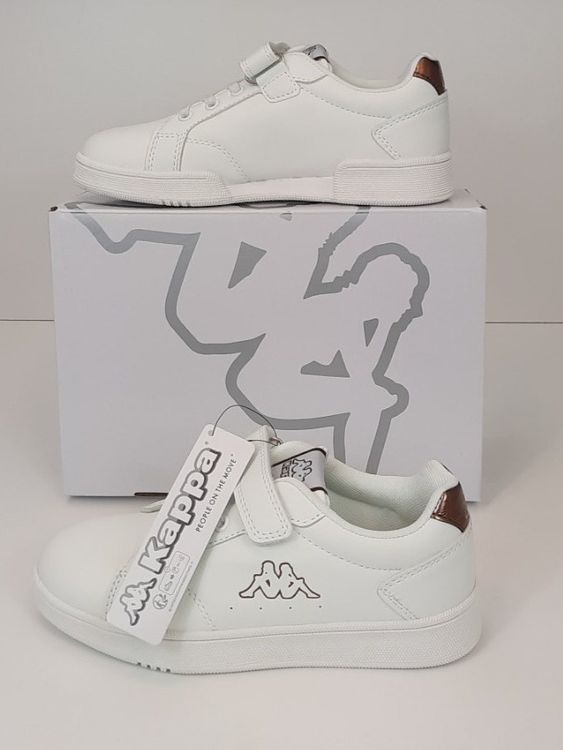 KAPPA LOGO ADENIS Kinder White Sneaker Klett Gr. 31 (Neu und ...