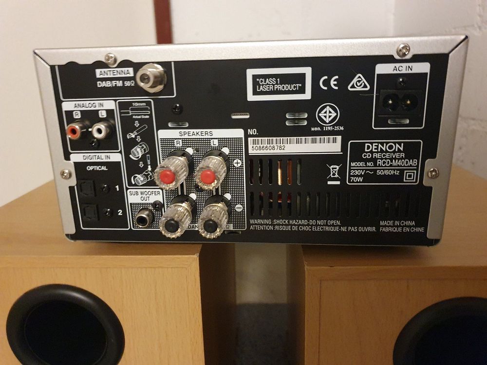 Denon RCD-M40DAB Mikro-Stereoanlage DAB+ (Gebraucht) in Berikon für CHF ...
