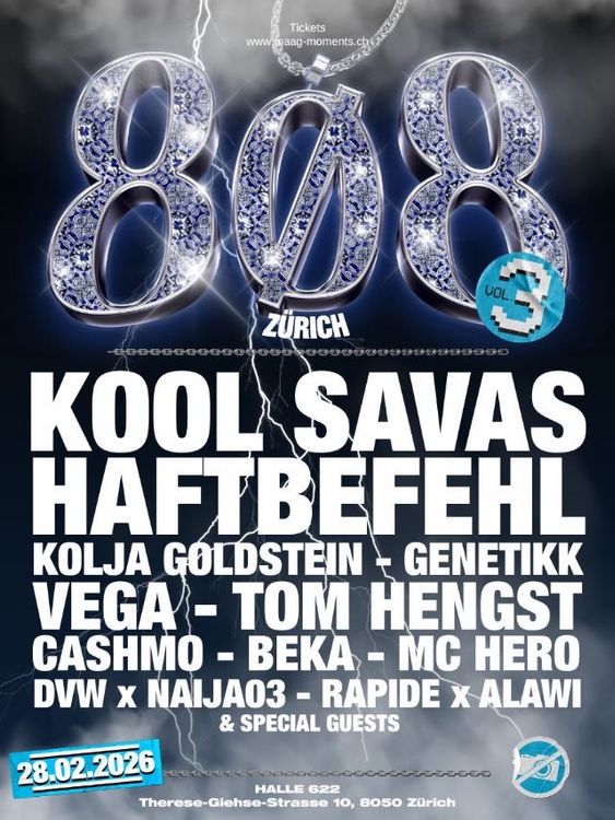 Stehplatz Ticket 808 Festival Zürich (Neu und originalverpackt) in ...