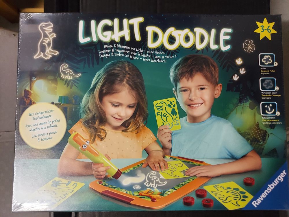 Ravensburger Light Doodle Dinosaurier NEU (Neu und originalverpackt) in ...