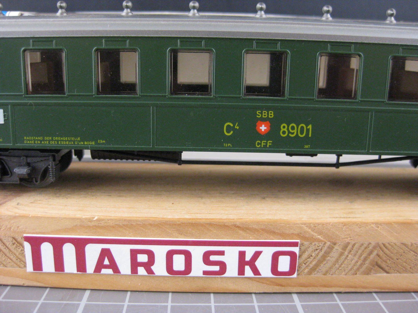 Märklin 4138 SBB Oldtimer Personenwagen C4 8901, mit OVP, . (Gebraucht ...