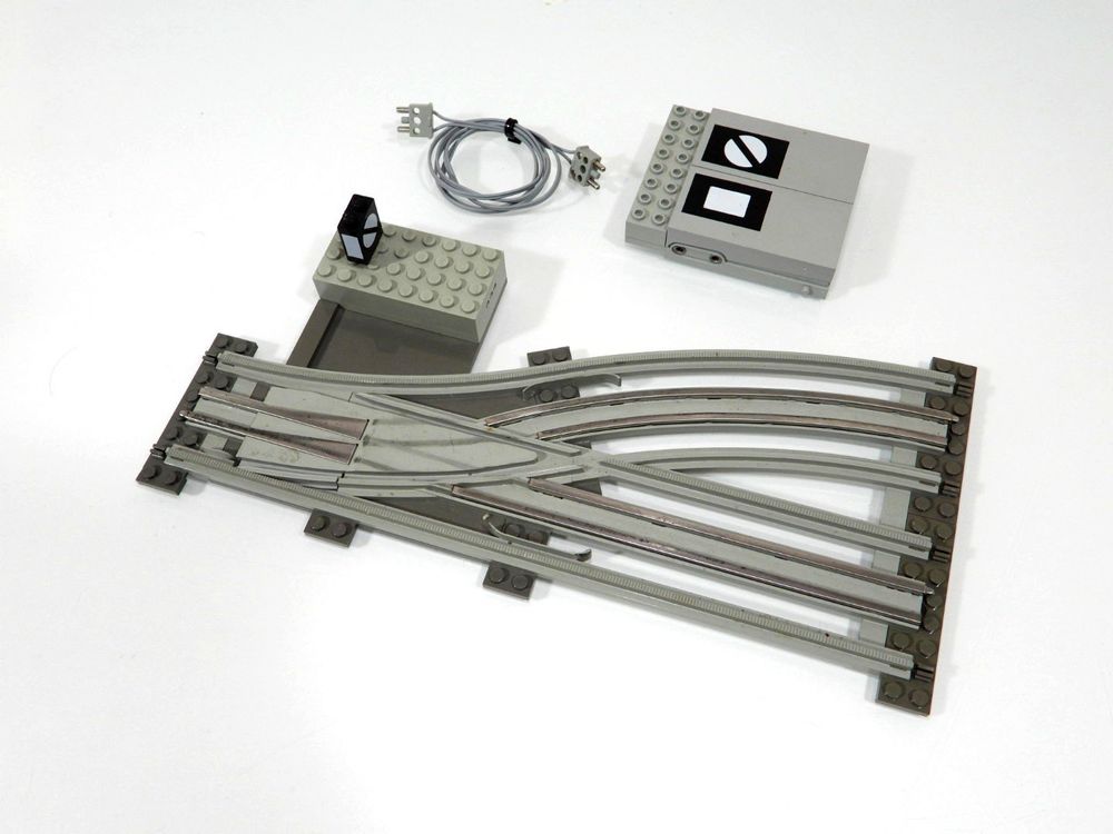 LEGO 12 VOLT EISENBAHN 7859 WEICHE MIT ORIGINAL VERPACKUNG (Gebraucht ...