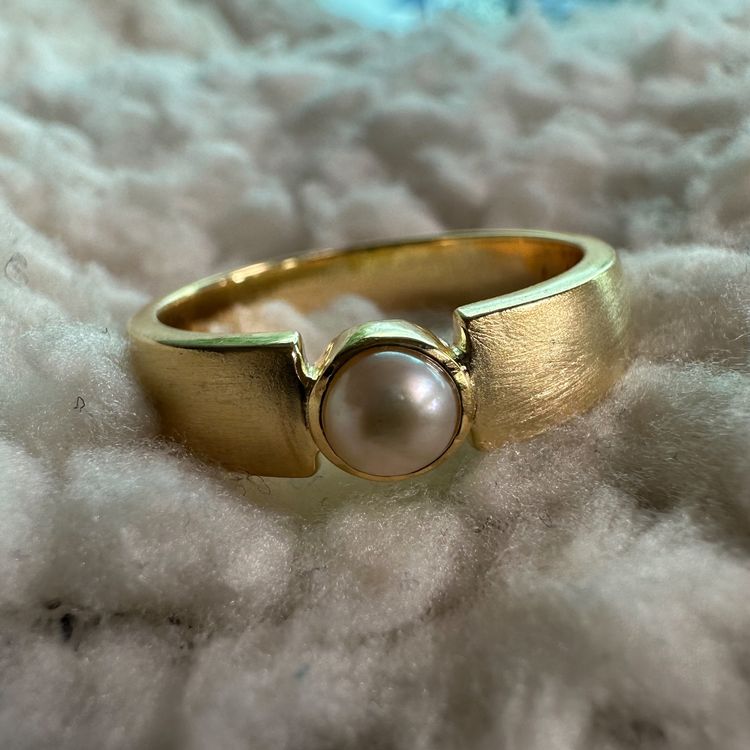 Sterling Silber 925 mit Perle Ringgrösse 55 | Kaufen auf Ricardo