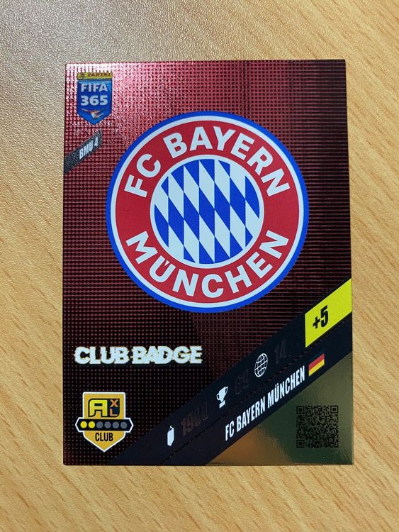 Panini Adrenalyn XL 2024 Club Badge FC Bayern München (Neu (gemäss ...