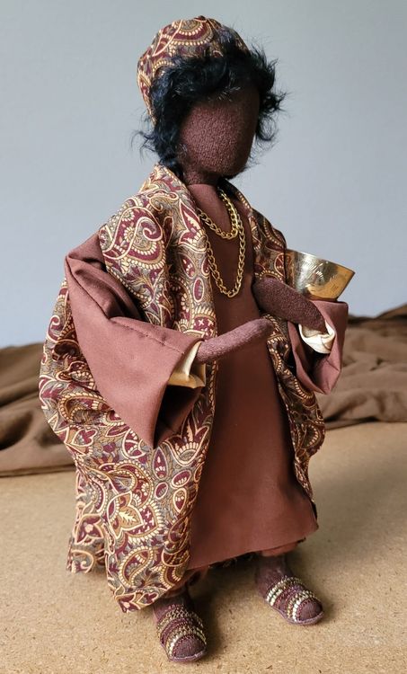 Schwarzenberger Krippenfiguren König mit Geschenk 29cm s N4 | Kaufen auf Ricardo