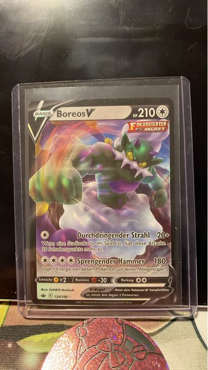 Boreos V 124/198 Pokemon Karte (Neu (gemäss Beschreibung)) in Muttenz ...