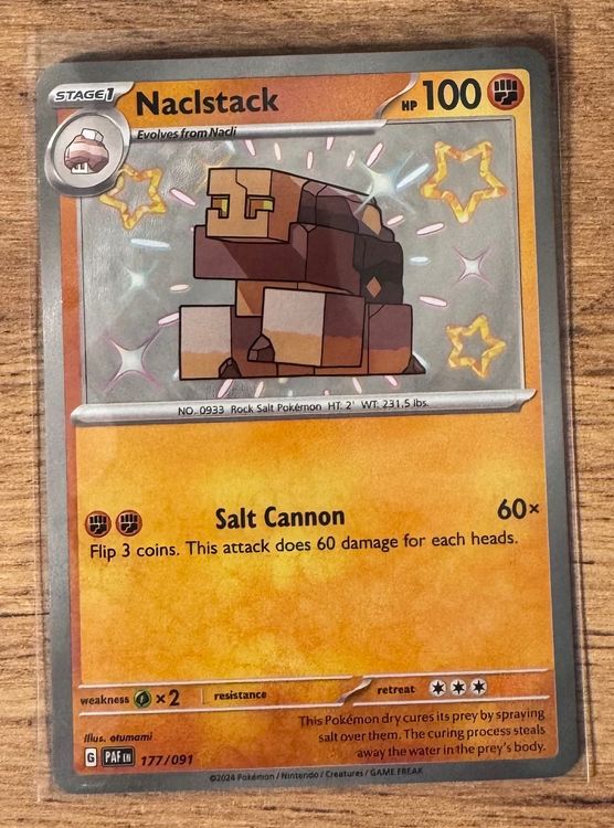Naclstack BABY SHINY 177/091 Pokemon Paldean Fates (Neu (gemäss ...