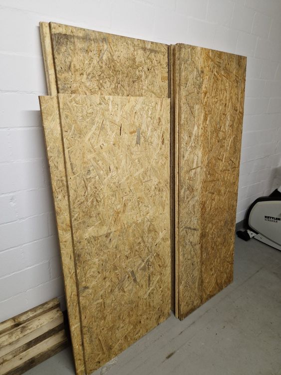 OSB Platten und Kantholz abzugeben (Gebraucht) in Jona für CHF 123 – nur Abholung auf Ricardo kaufen