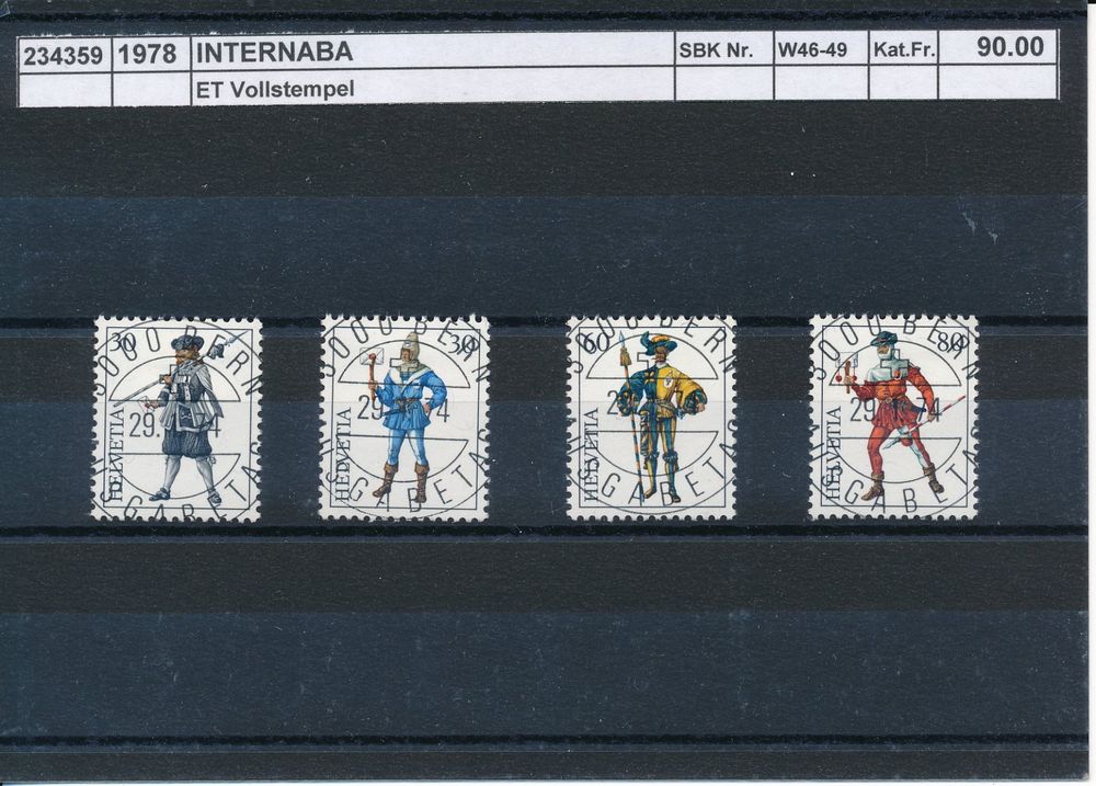 1974 ET-Vollstempel, INTERNABA - Einzelmarken | Kaufen auf Ricardo