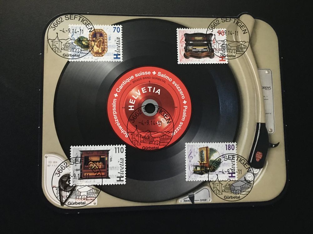 Bl.56 Sonderblock 2014 Schallplatte ZN 1524 + Vorgänger (Neu (gemäss Beschreibung)) in ...