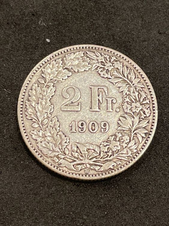 2 Franken Schweizergeld !!Rar !! 1909 | Kaufen auf Ricardo