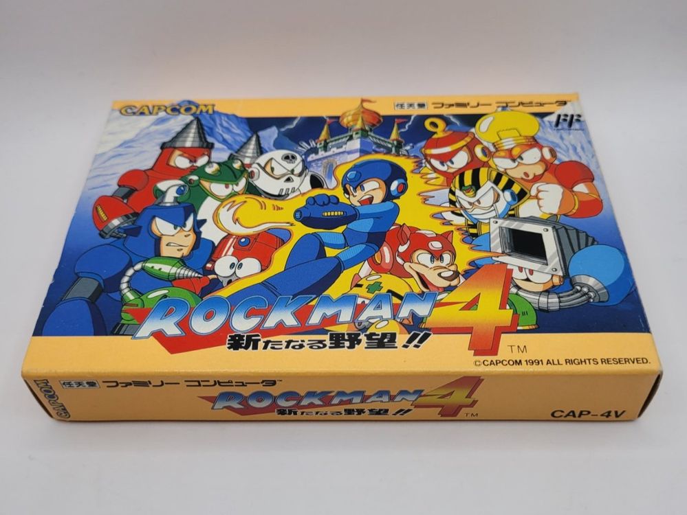 Rare Rockman 4 / Megaman 4 Famicom / NES OVP Complete Japan | Kaufen ...