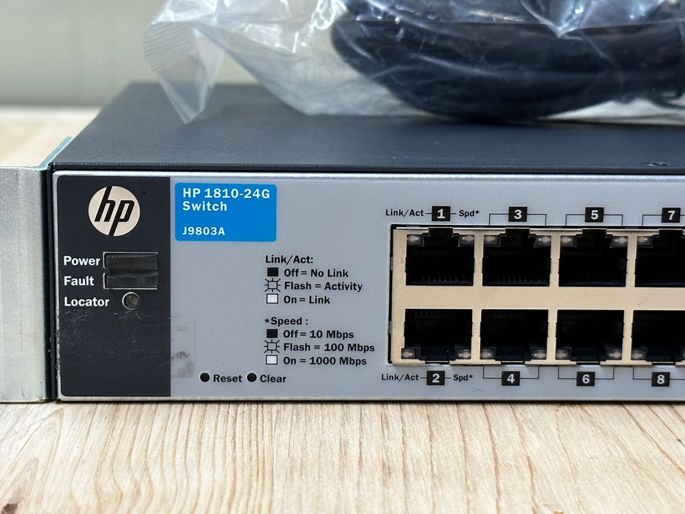 HP 1810-24G Pro Curve Switch HPE 1810-24G v2 Switch (J9803A) (Gebraucht ...
