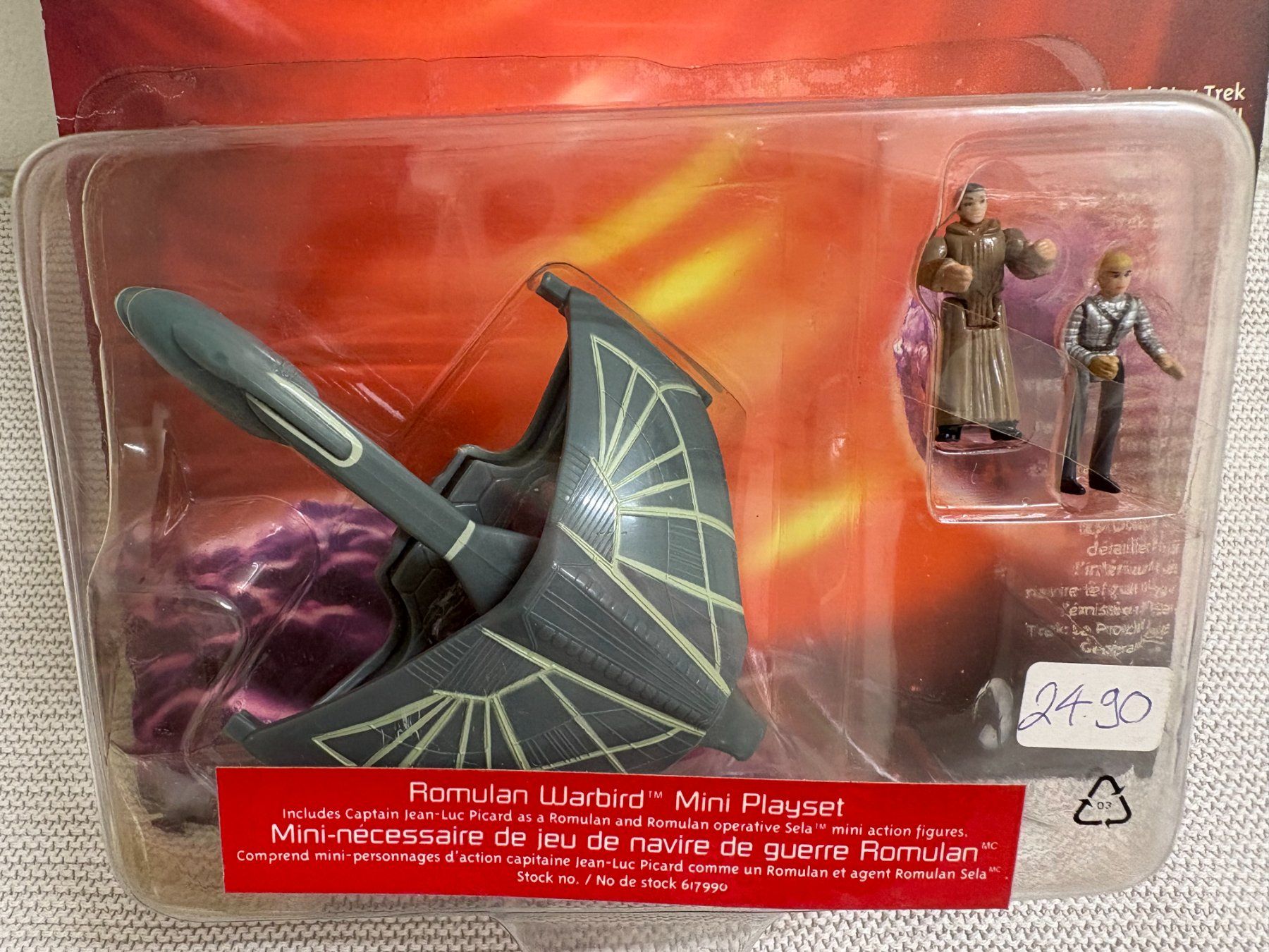 NEU Star Trek TNG Romulan Warbird Mini Playset Vintage 1994 (Neu und ...