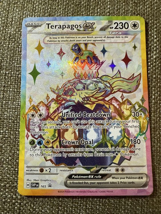 Terapagos EX Holo svp EN 165 Pokemon Karte (Neu (gemäss Beschreibung)) in Horw für CHF 5 – mit ...
