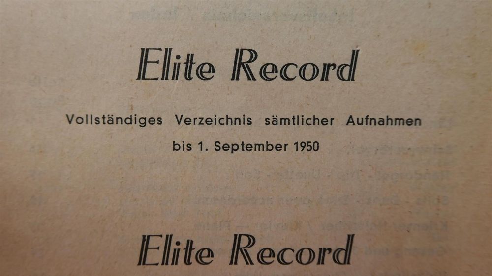 Elite Record Die Schweizer Volksplatte (Gebraucht) in Frauenfeld für ...