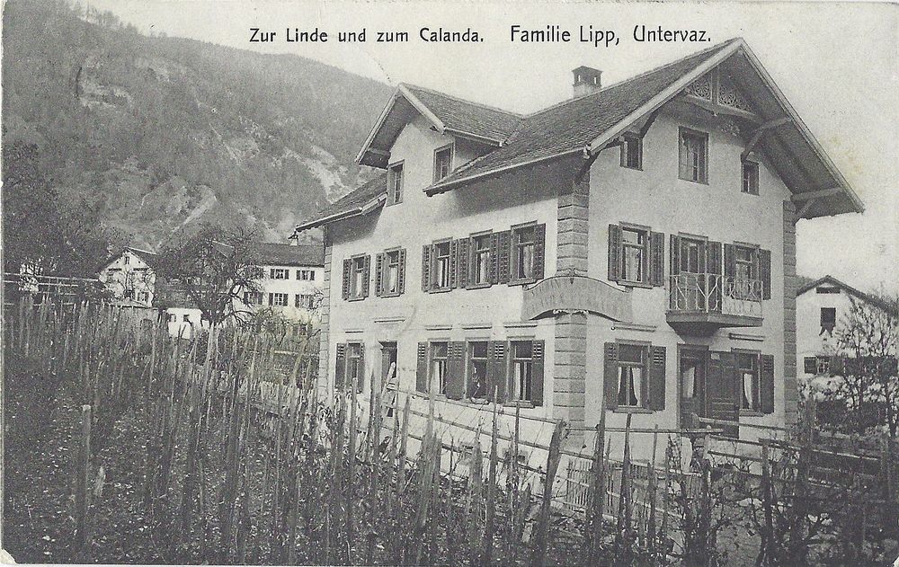Zur Linde und zum Calanda. Familie Lipp, Untervaz (Gebraucht) in ...