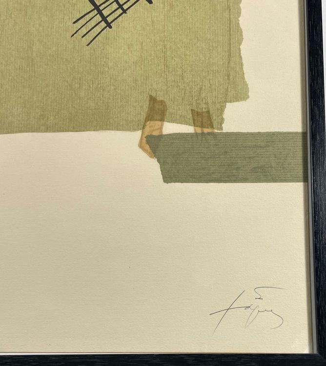 Antoni Tapies (1923-2012) grosse Lithographie Handsigniert (Gebraucht) in Root für CHF 1410 ...