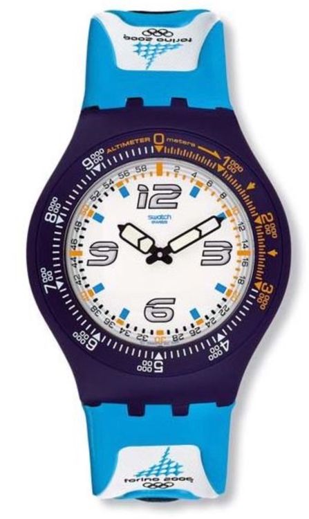 Swatch Herrenuhr Olympia Turin 2006 Altimeter wasserdicht... | Kaufen ...