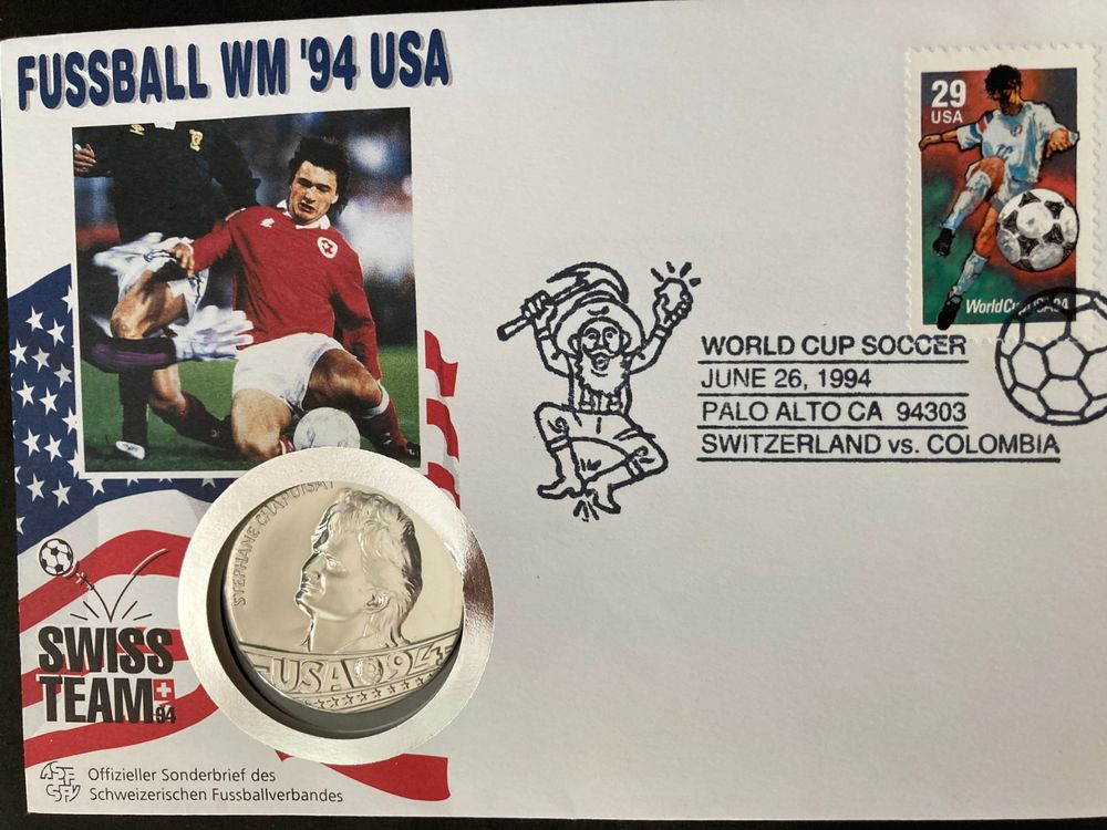 Swiss Team 94 Stephane Chapusat SStpl USA Medallie (Neu (gemäss ...