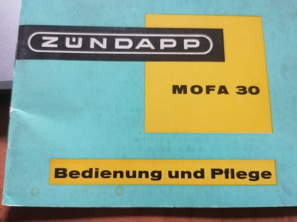 zündapp automatic mofa 30 moped bedienung und Pflege | Kaufen auf Ricardo