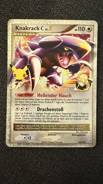 Knakrack C Level X Pokémon Karte 145/147 | Kaufen auf Ricardo