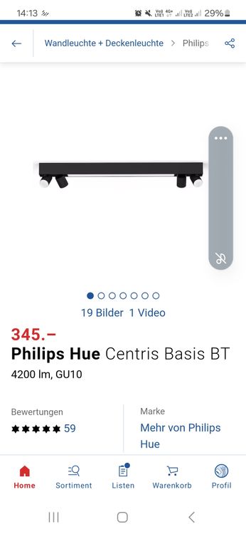 Philips Hue Centris BT | Kaufen auf Ricardo