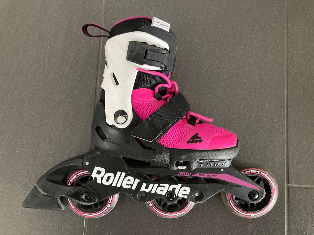 Original Rollerblade Microblade 3WD, Gr. 26-32 verstellbar (Gebraucht ...