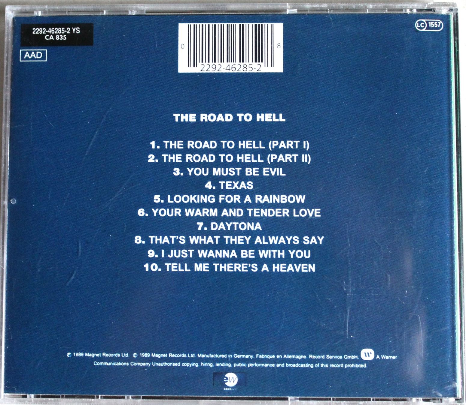 Chris Rea / The road to hell (Gebraucht) in Worblaufen für CHF 2 – mit ...