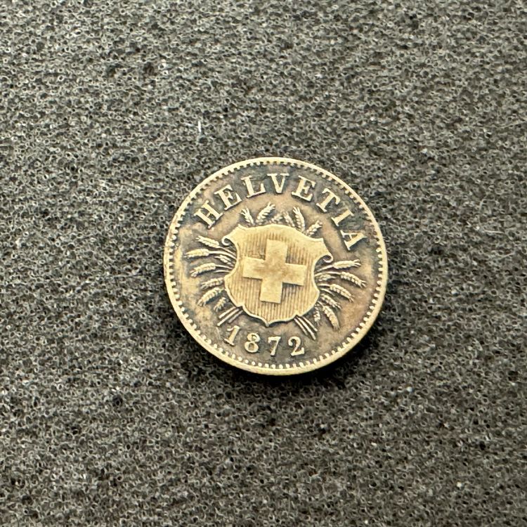 5 Rappen Schweiz Wappen 1872 | Kaufen auf Ricardo