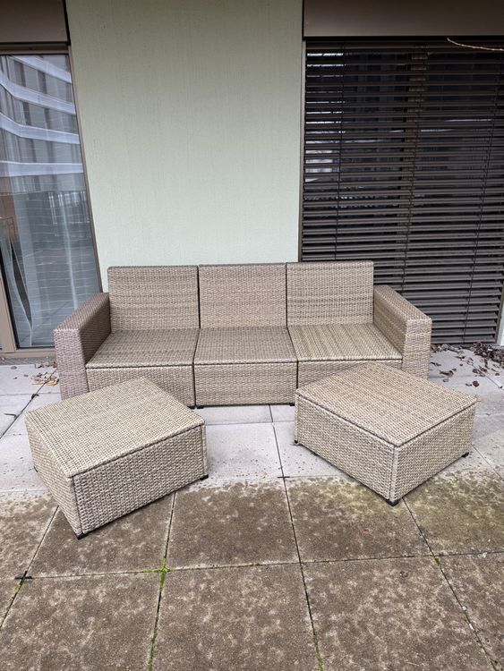 Balkon Outdoor Lounge-Set Rattanoptik Sollerön von Ikea (Gebraucht) in Dübendorf für CHF 400 ...