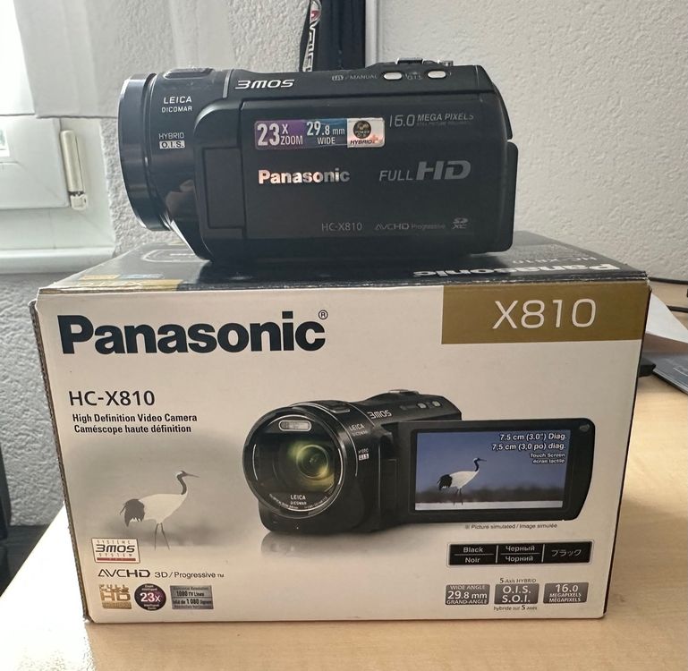 Panasonic X810 inkl. Fototasche und Zubehör | Kaufen auf Ricardo