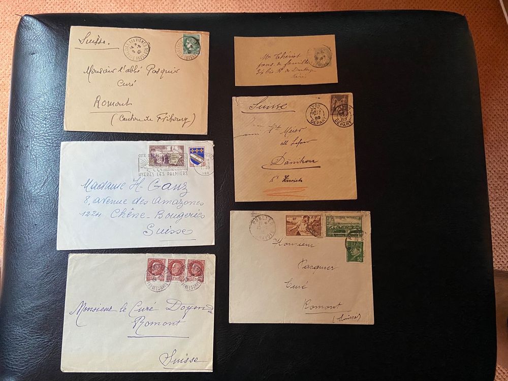 6 envelopes France ancient (D'occasion) à pour CHF 1.5 – avec livraison ...
