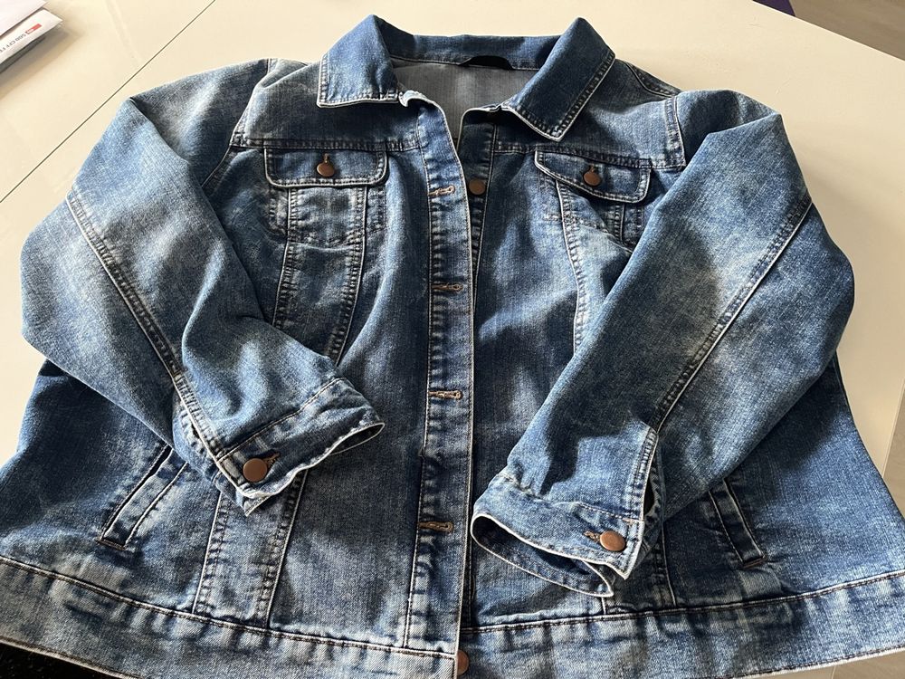 Jeansjacke Damen Gr 52