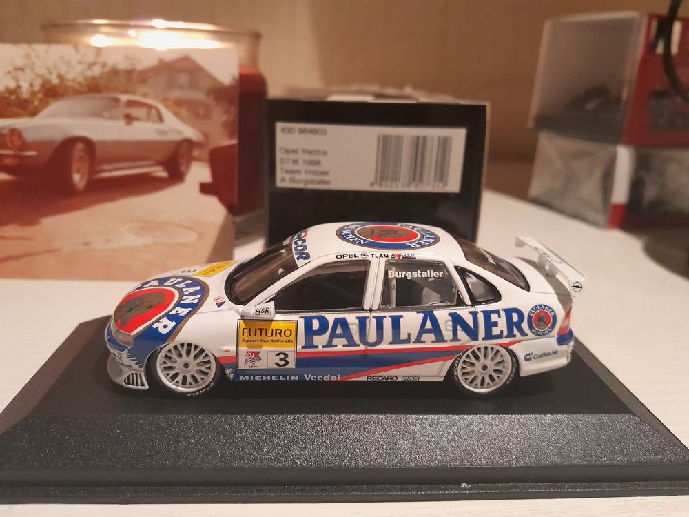 Minichamps 1:43 Opel Vectra STW 1998 Burgstaller 430 984803 (Neu und ...