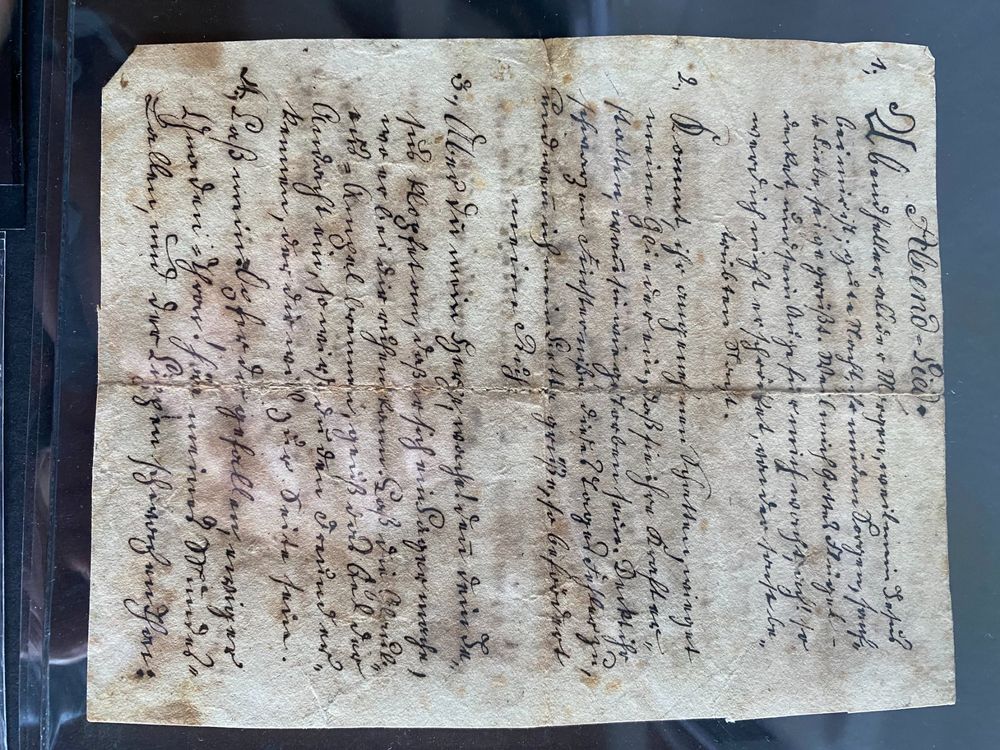 3 alte Briefe von 1816, 1865, 1876 (Gebraucht) in Lützelflüh-Goldbach ...