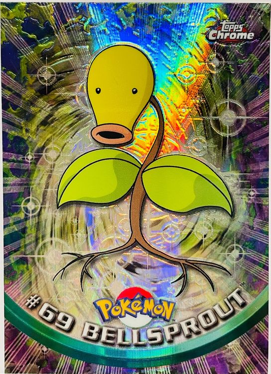 topps - Pokémon - VARIANTE #69 Bellsprout, SPECTRA-CHROME (Neu (gemäss ...