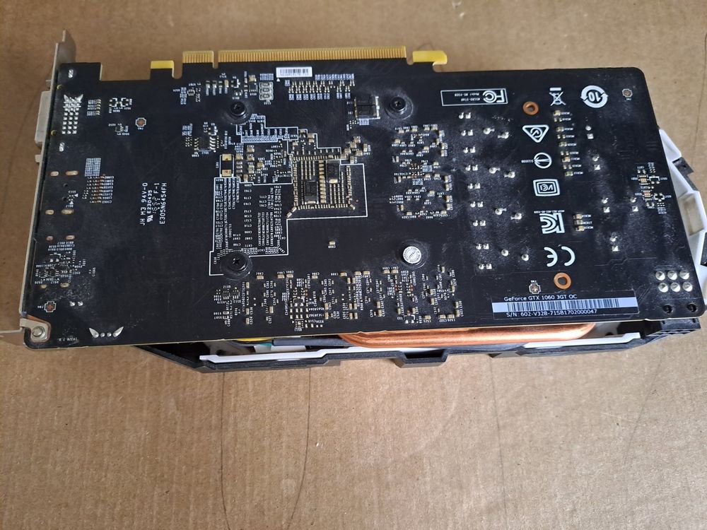 Nvidia GeForce GTX 1060 3GT OC Grafikkarte alt aber läuft (Gebraucht) in Anglikon für CHF 43 ...