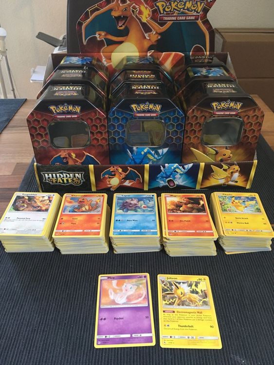 Pokemon 500 Karten Hidden Fates Sammlung Englisch NM (Neu (gemäss ...