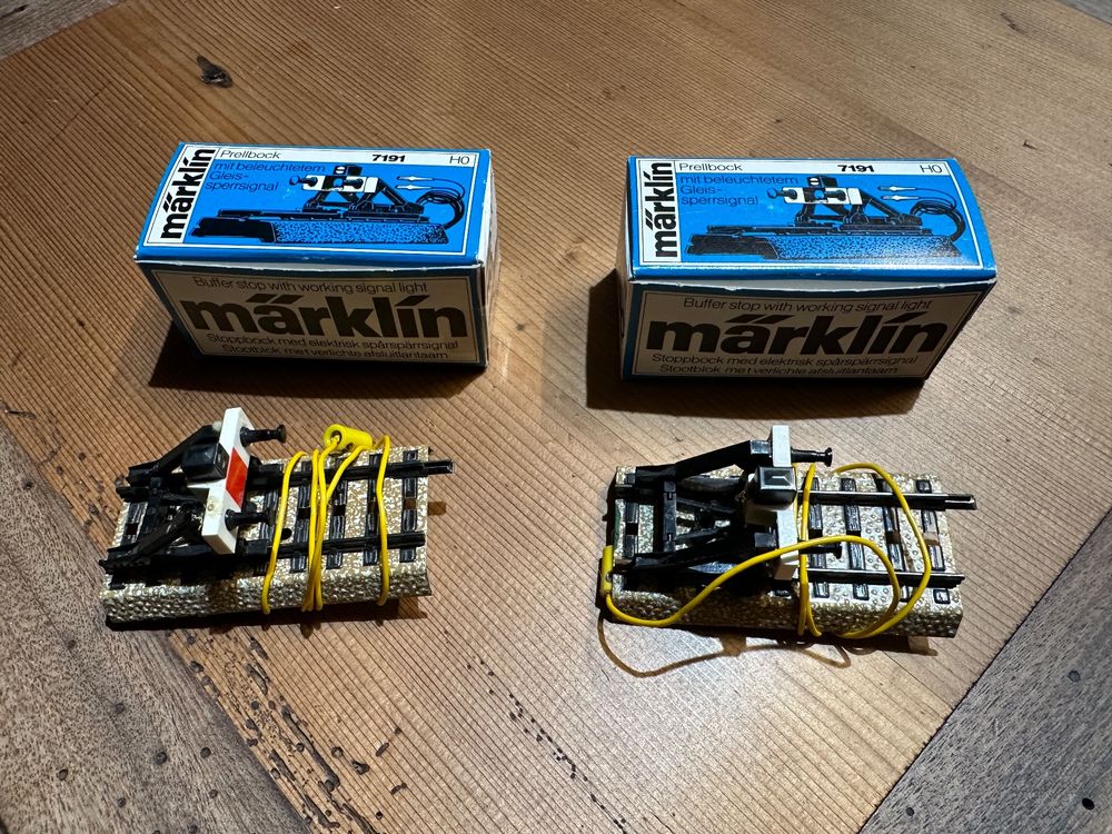 Märklin M Prellböcke 7191 (2 Stück, mit OVP) (Gebraucht) in Winterthur ...