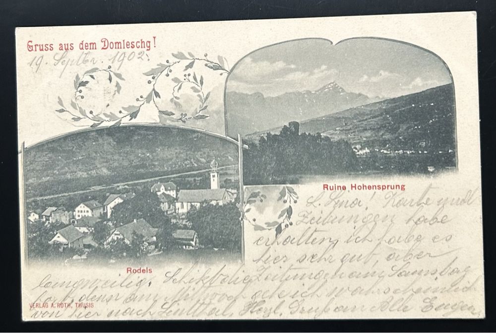 Gruss aus dem Domleschg 1902 (Gebraucht) in Horw für CHF 12 – mit Lieferung auf Ricardo kaufen